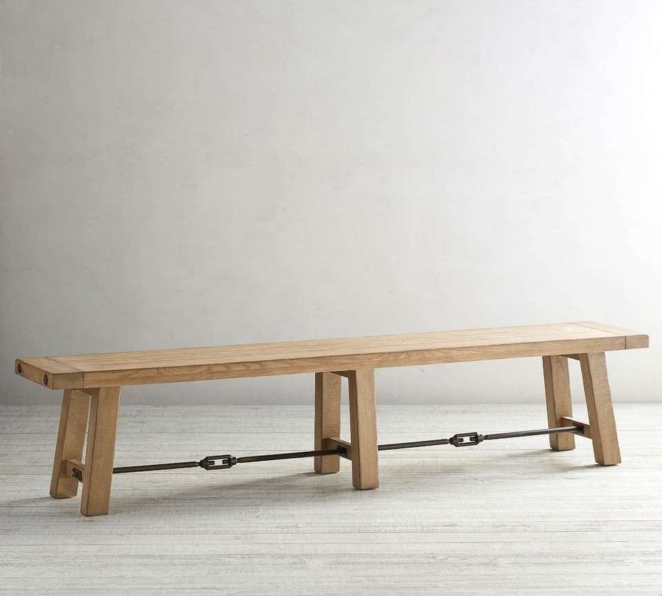 Benchwright Dining Bench Seadrift Pottery Barn Australia